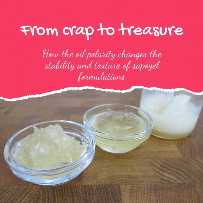 From Crap To Treasure The Secret Of Transparent Oleogels With Sapogel Q Swettis Beauty Blog